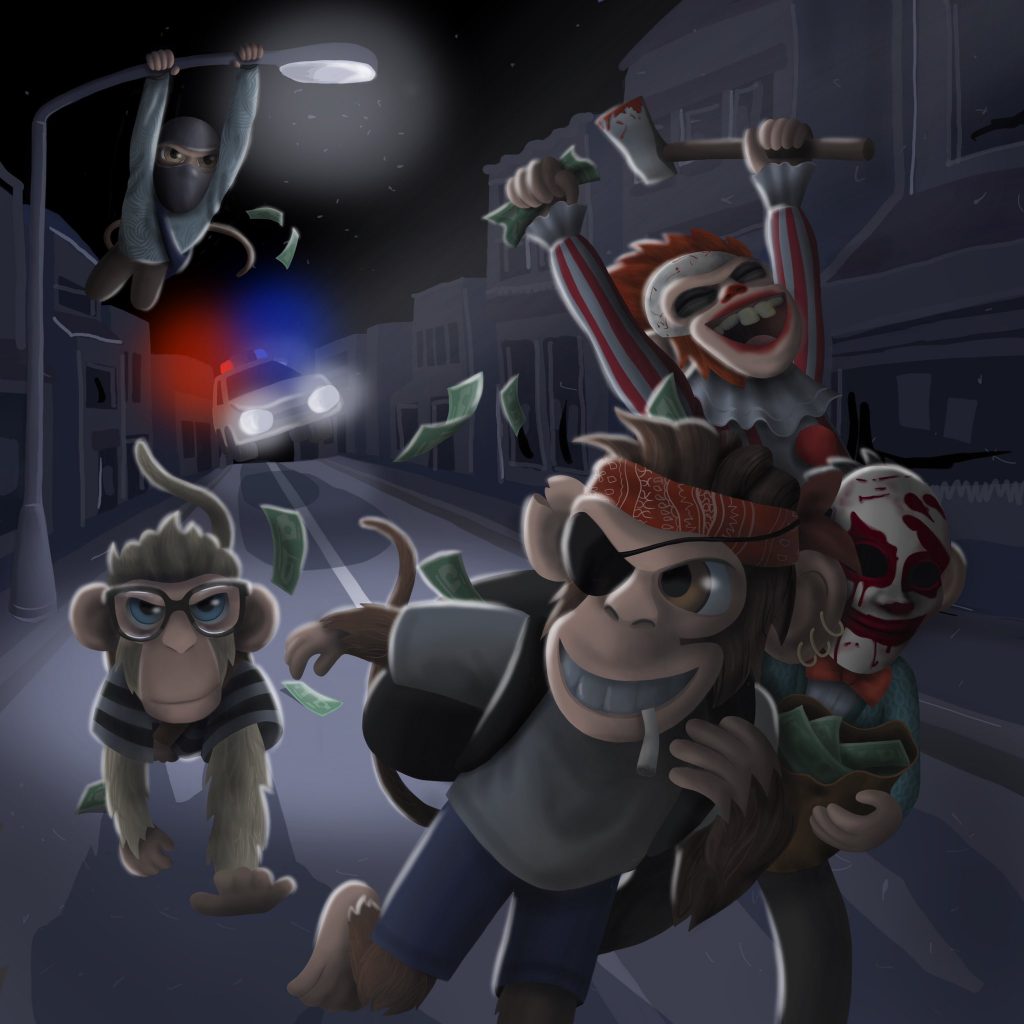 Monkey Heist Club - Comic + Play2Earn game | NFT Project List